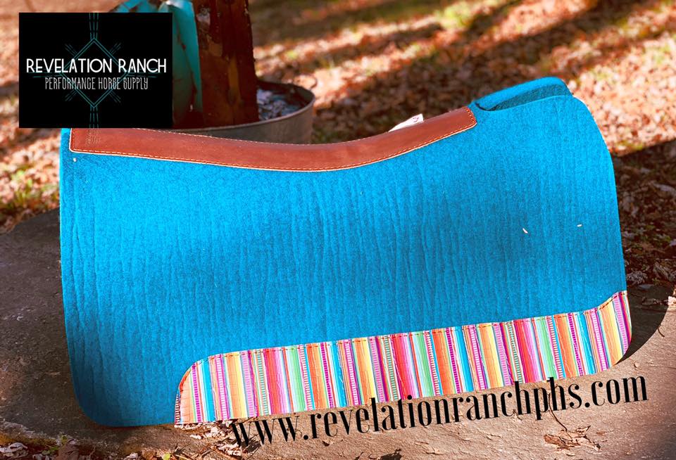 Custom 5 Star - Turquoise/Serape Wear Leathers – Revelation Ranch